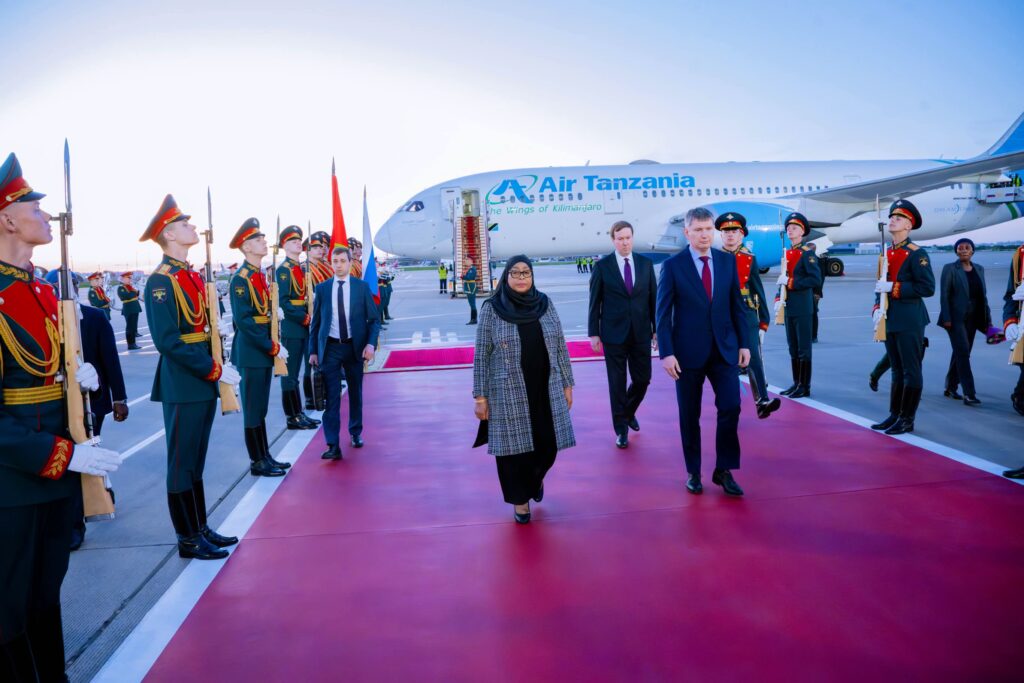 Tanzanian President arrives in Moscow for state visit – The BizLens